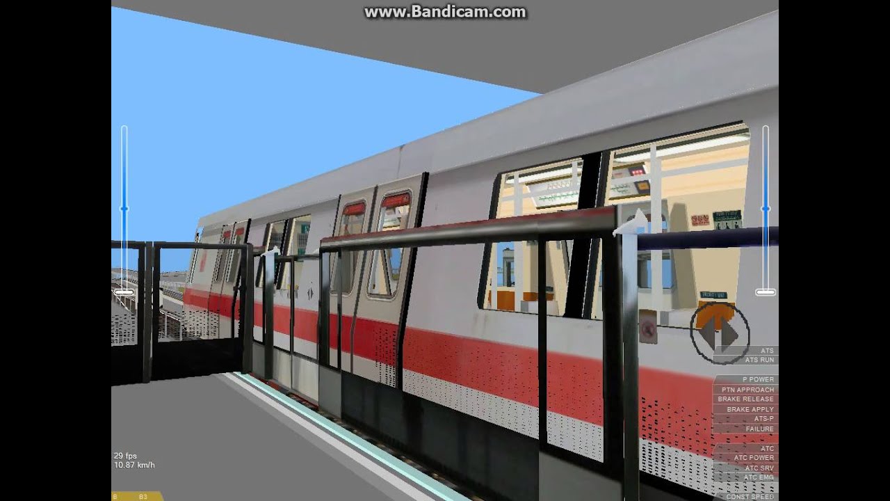 OpenBVE: C651 [219-220] Departing NS1/EW24 Jurong East - YouTube