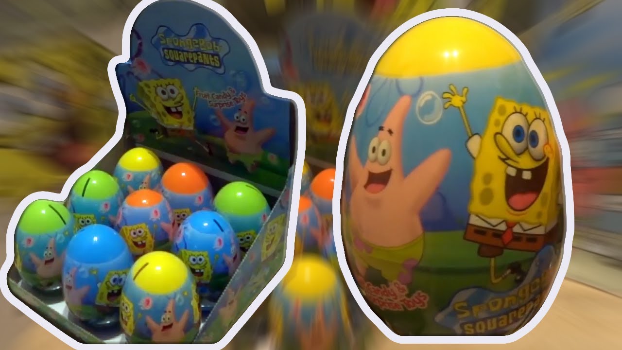 Opening 9 SpongeBob Squarepants Surprise Eggs Opening from The ...