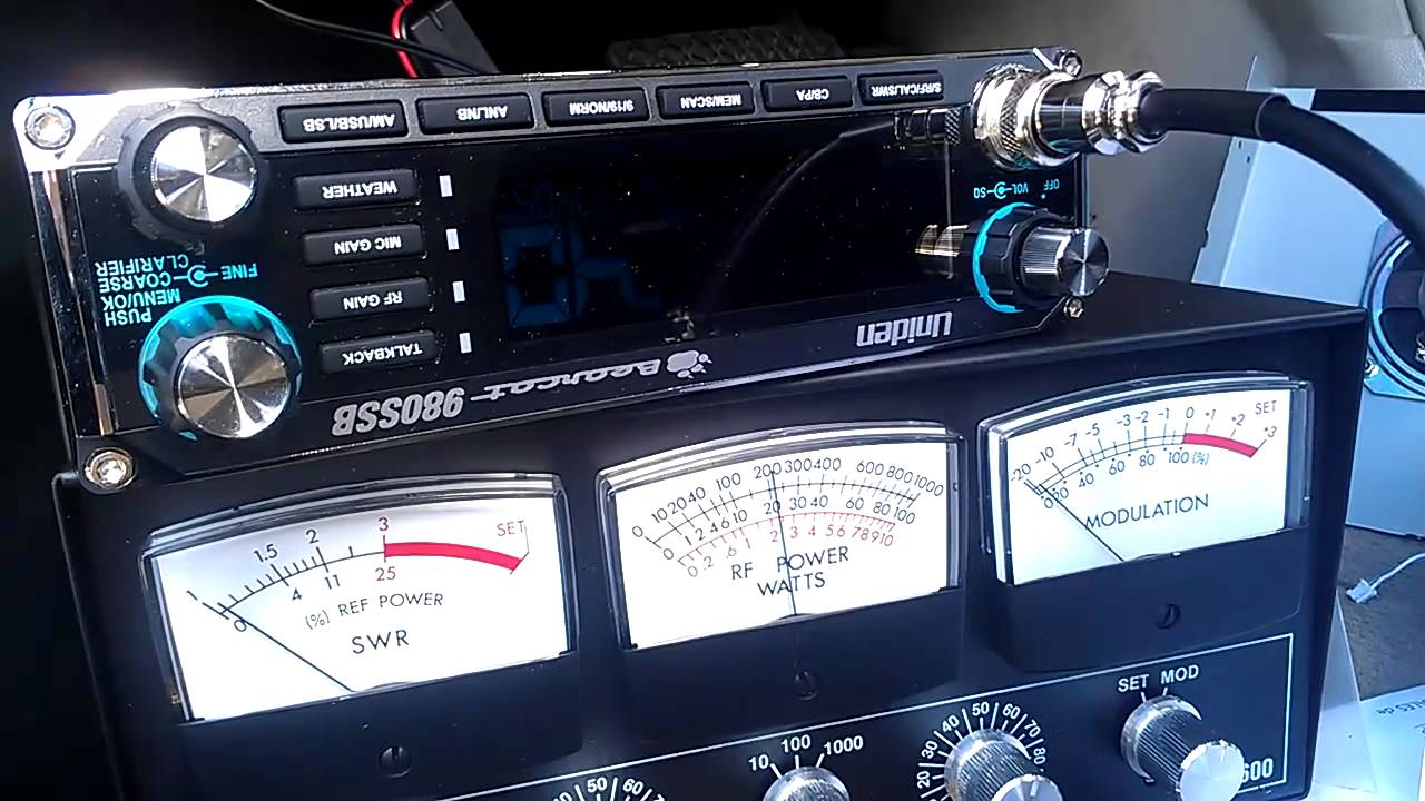 StockTest 2W SWR ok 90% Mod - YouTube