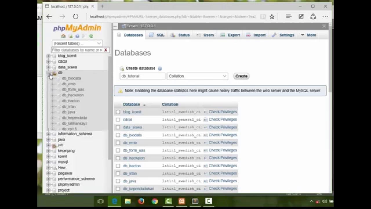 [Tutorial] Mengkoneksikan PHP ke Database MySQL - YouTube
