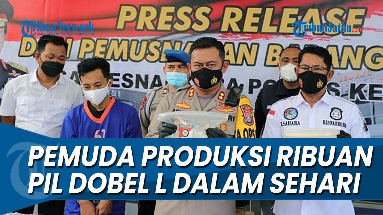 AUTODIDAK, Pemuda di Kediri Produksi Ribuan Pil Dobel L Dalam Sehari ...