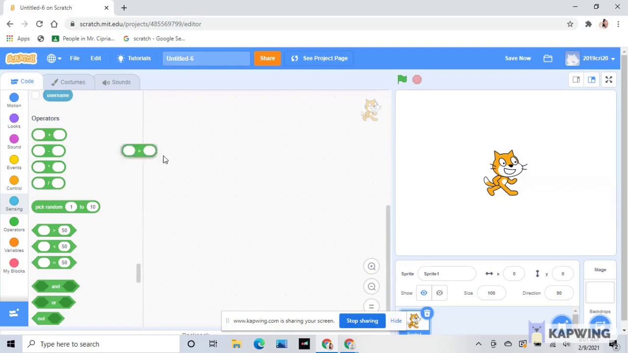 How to make a stop watch in scratch - YouTube