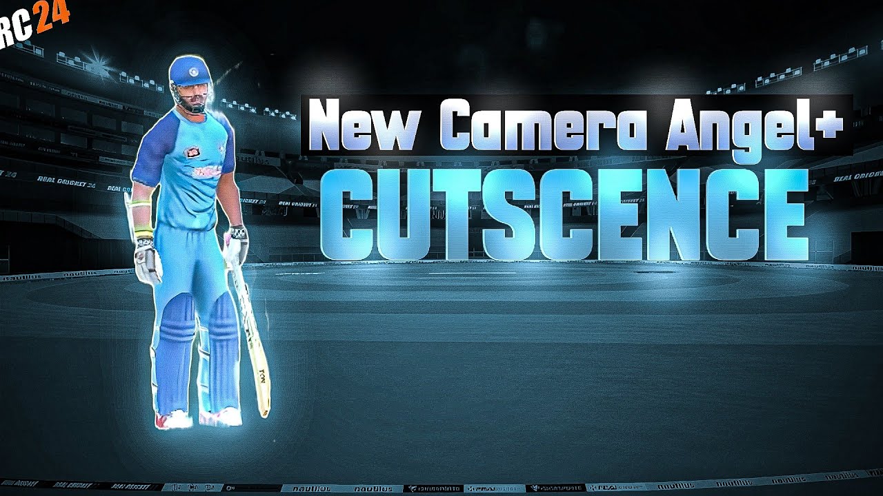 Real cricket 24 new camera angle+new cutscence added//biggest cricket ...