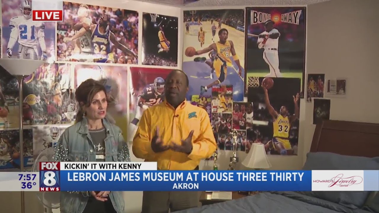 Kenny visits LeBron James' House Three Thirty - YouTube