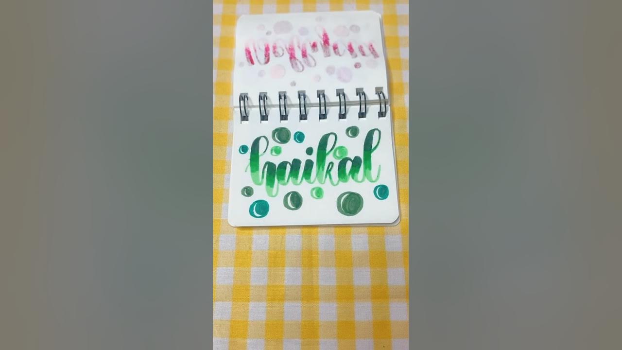 Yang Namanya Haikal Sini Kumpul🍃 Artbytatae Letteringbytatae Tulisan Tulisantangan