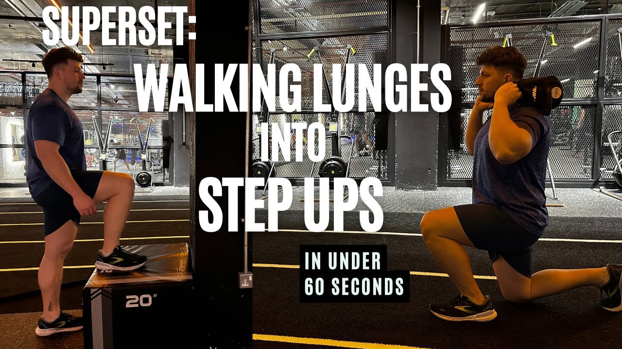Walking Lunges to Step Ups - Step-by-Step Guide | Level Up Fitness ...