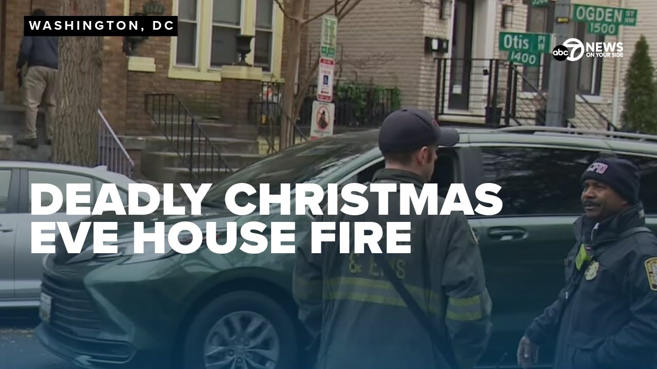 Fire on Christmas Eve morning in DC leaves 1 dead - YouTube