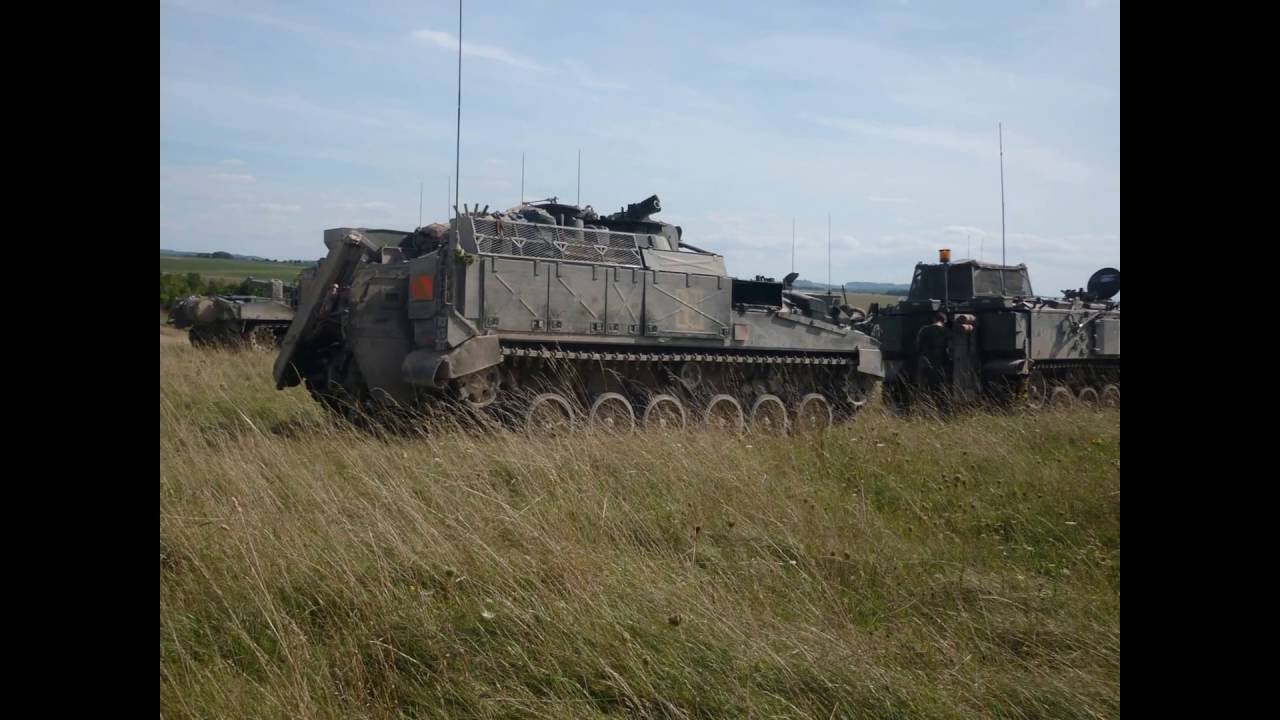 Squadron Training with Royal Tank Regiment - YouTube