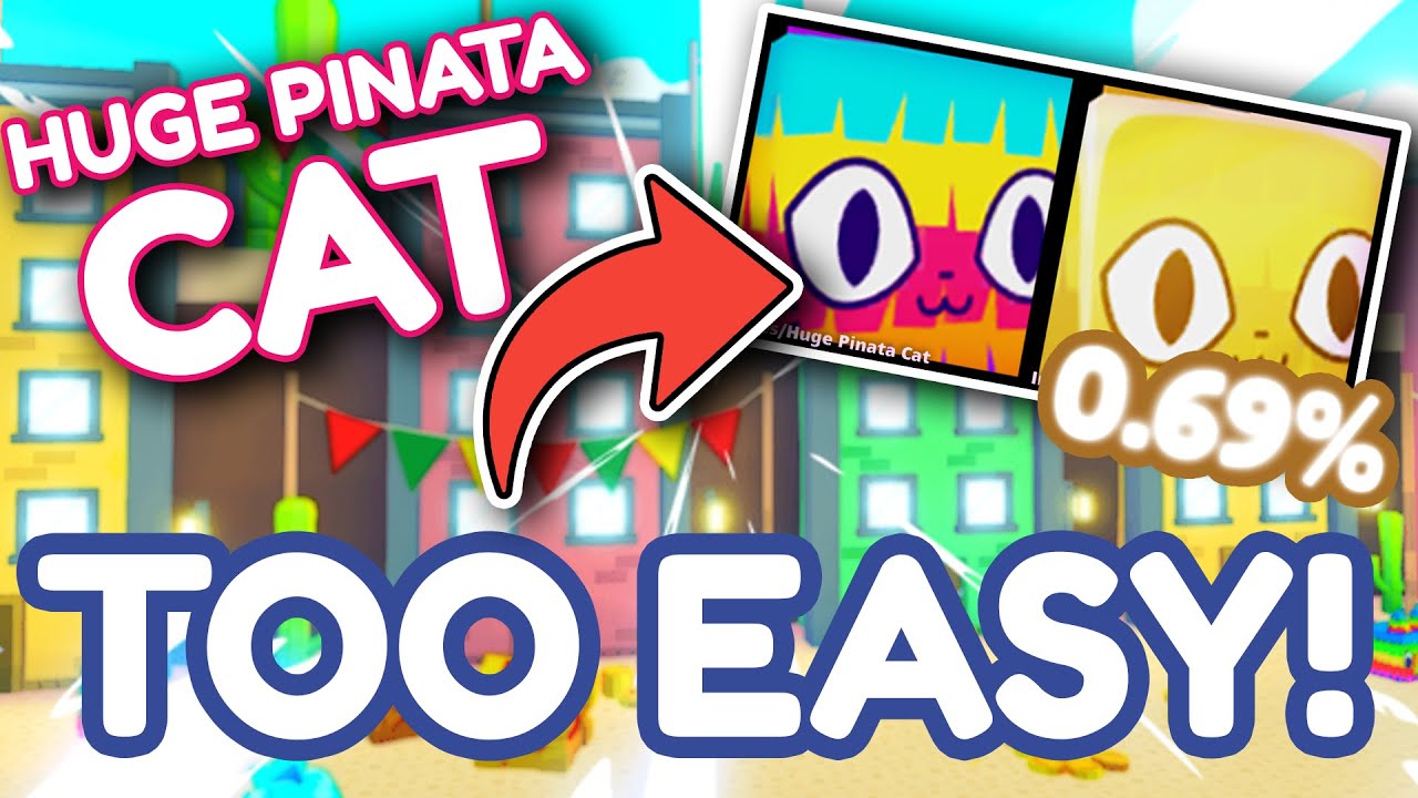 All New HUGE PINATA CAT Chances in Pet Simulator X! 🪅😸 | Roblox Pet ...