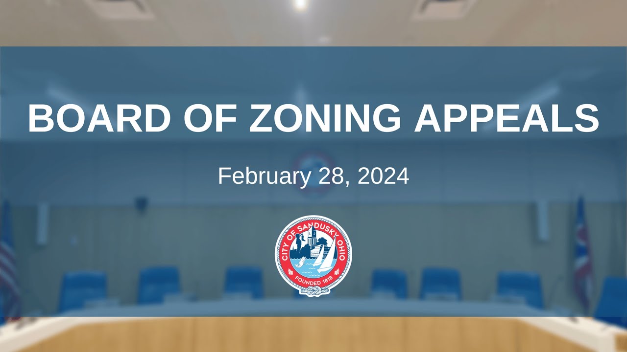 Board of Zoning Appeals Meeting Feb. 28, 2024 - YouTube