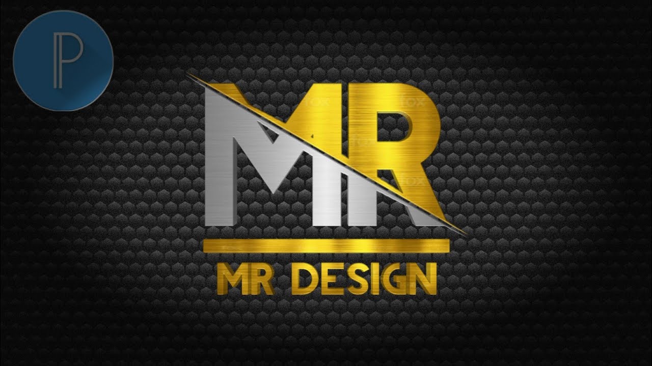 MR logo design on Android || MR logo in Pixellab || mobile se logo ...