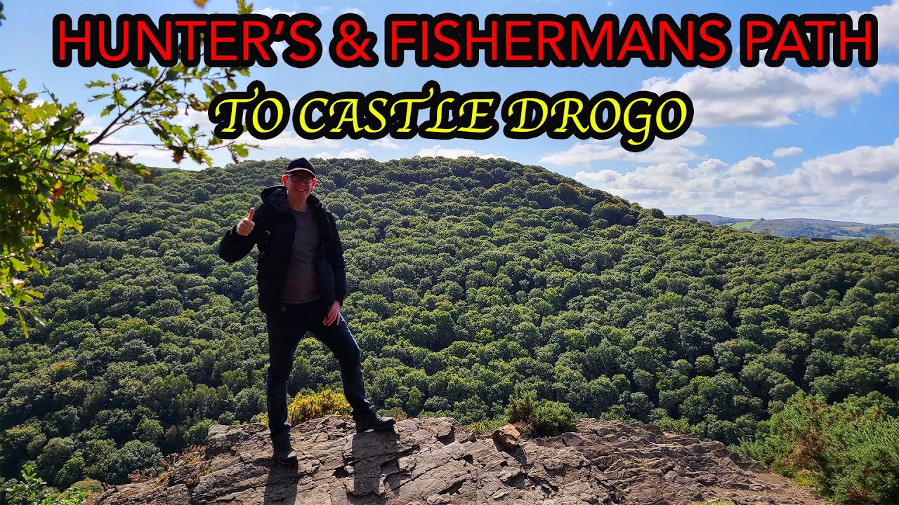 HUNTER'S AND FISHERMAN'S PATH TO CASTLE DROGO // Dartmoor National Park ...