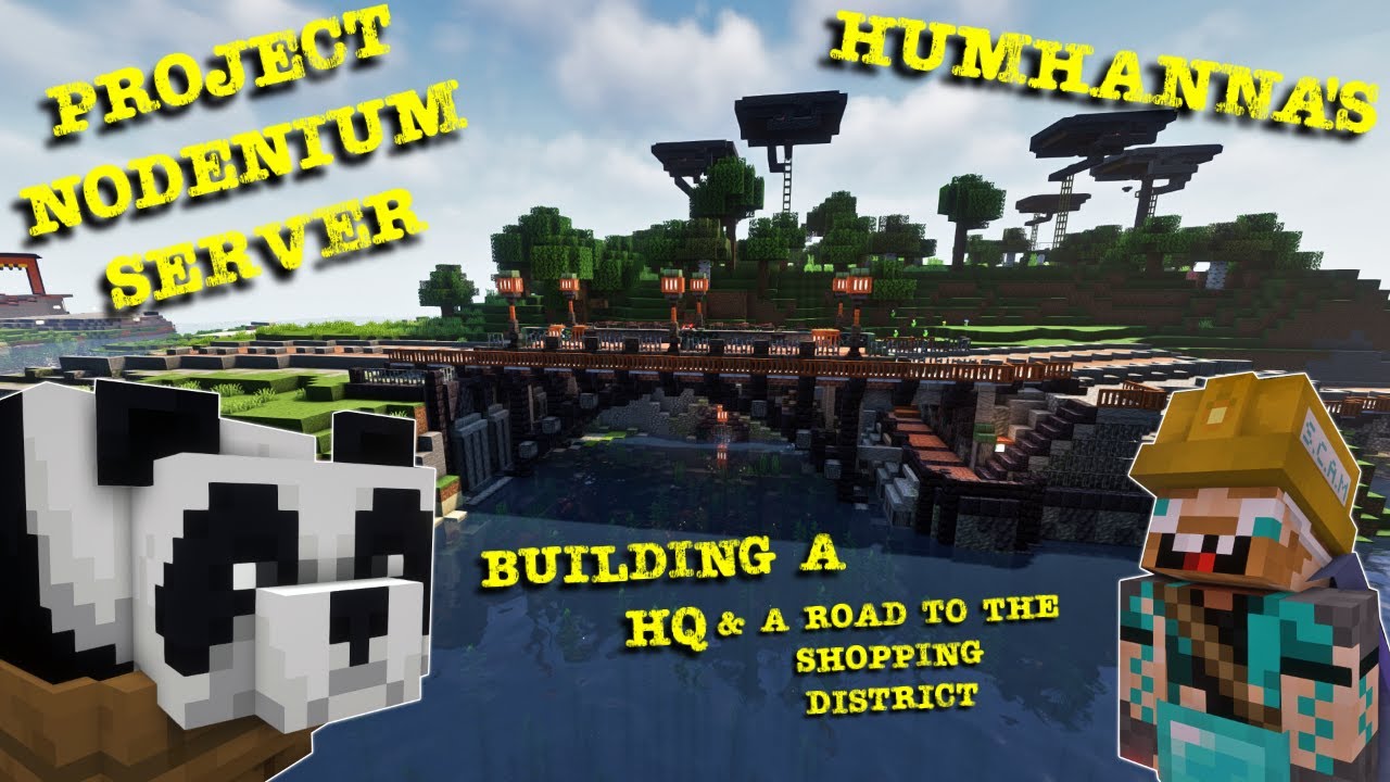 Lets Build Minecraft Survival - Building A HQ and a road to the ...