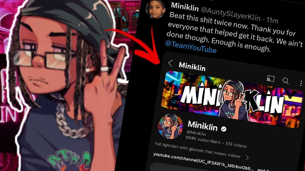 YouTube UNBANS Miniklin!! (HE'S BACK) - YouTube