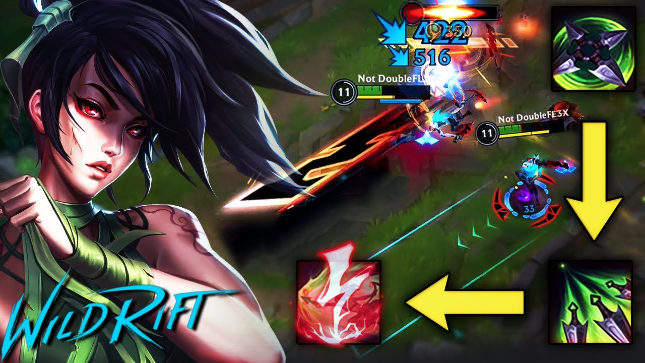 Akali Wild Rift: The Most IMPORTANT One Shot Combo! - YouTube