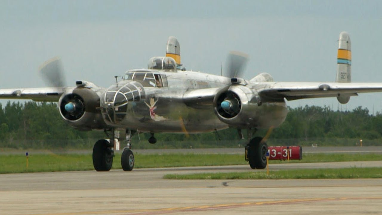 B-25 Bomber 'Miss Mitchell' Makes Its Way to Bemidji for Father's Day ...