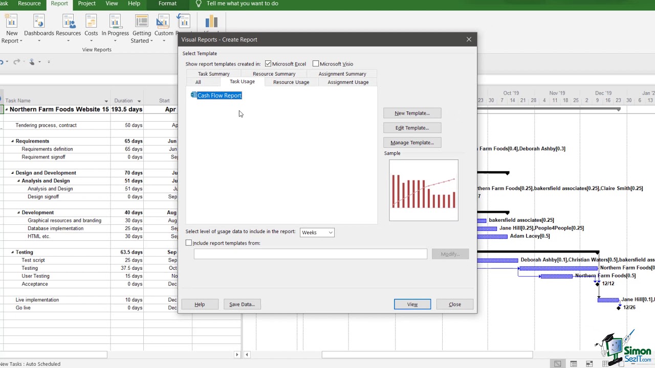 39 Visual Reporting using Excel - YouTube