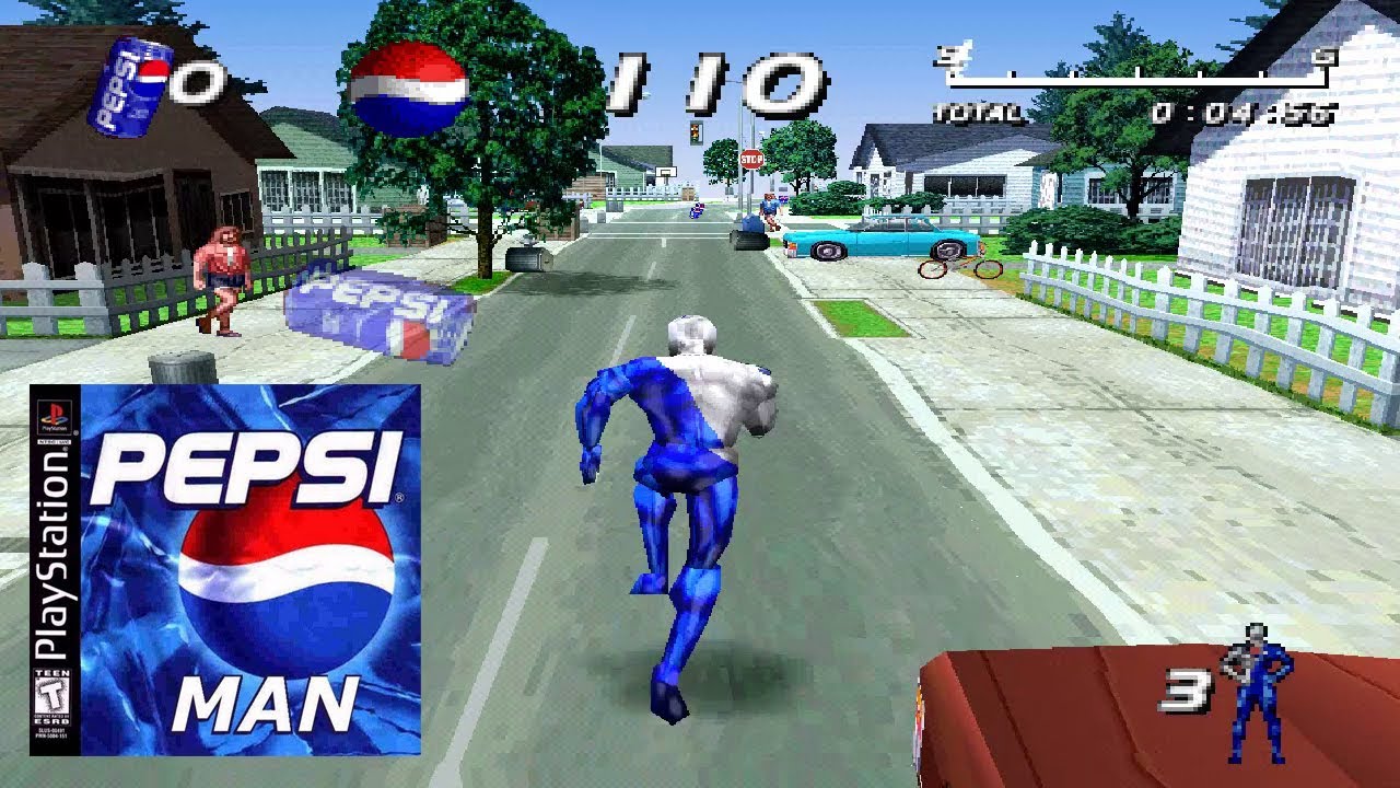Pepsiman PSX PS1 Gameplay - YouTube