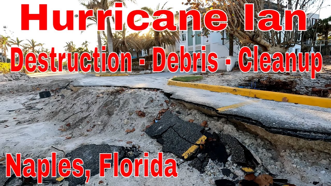 Hurricane Ian Destruction, Debris, Cleanup. Naples Florida. Hurricane ...