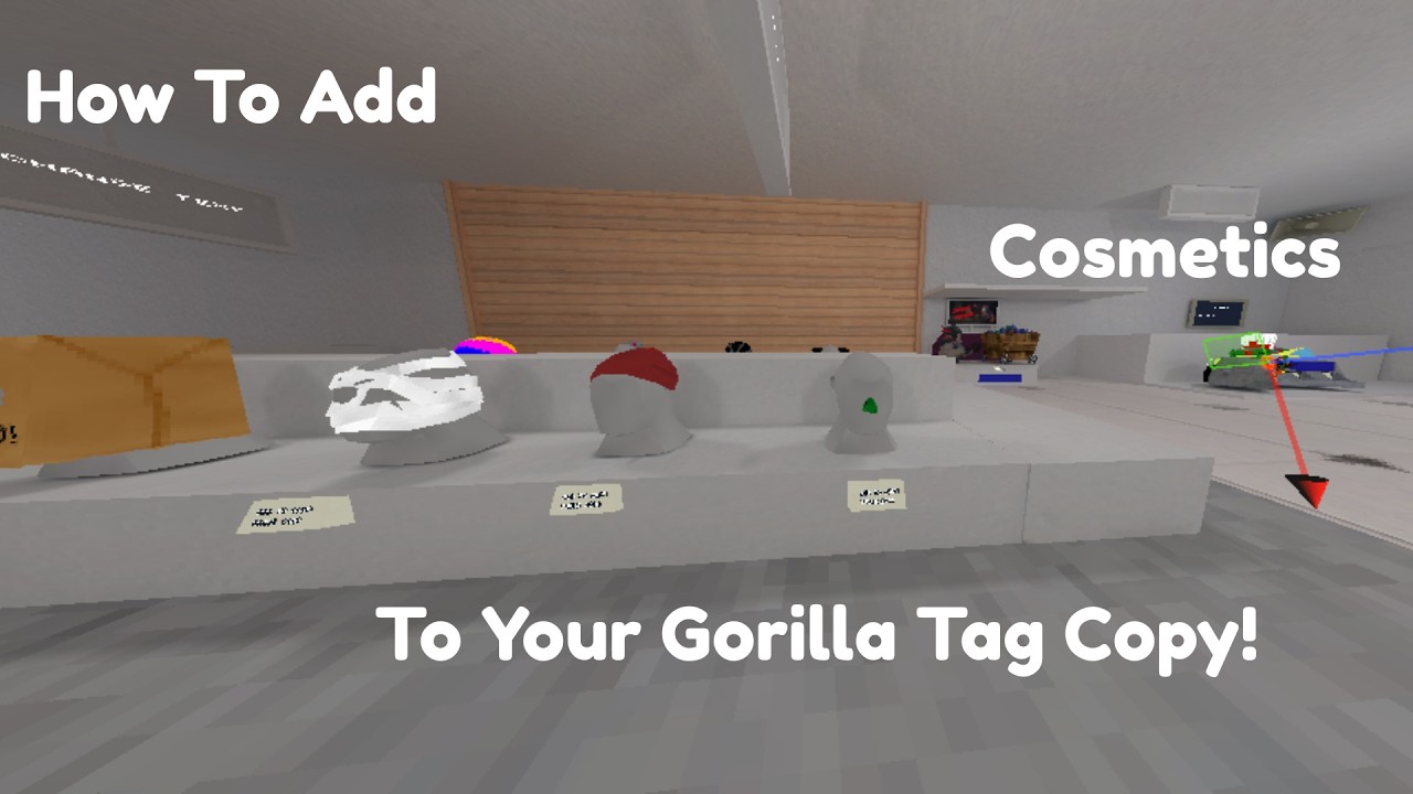 *NEW UPLOAD* How to add Cosmetics to your Gorilla Tag Copy - YouTube