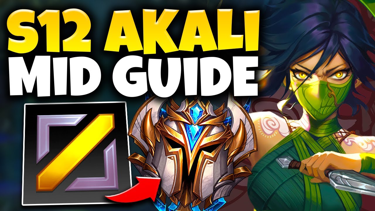 How To 1v5 CARRY as AKALI MID in Season 12! (EVERY GAME) Akali Guide ...