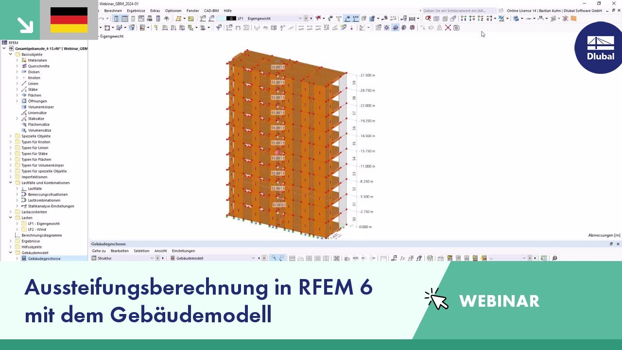 Statiksoftware Rfem 6 – FEM-Software für Ingenieure und Tragwerksplaner ...