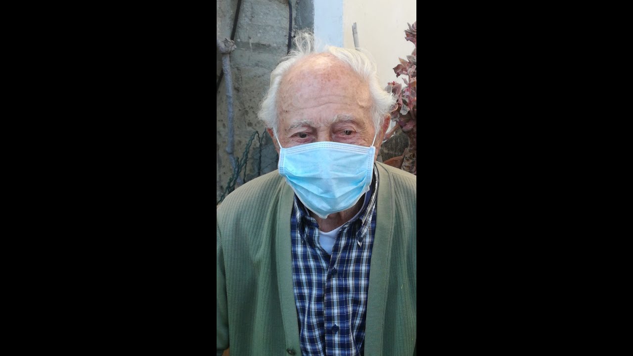ALFONSO SELLITTO 95 ANNI PASSA LA PASQUA IN QUARANTENA CON I BISNIPOTI ...