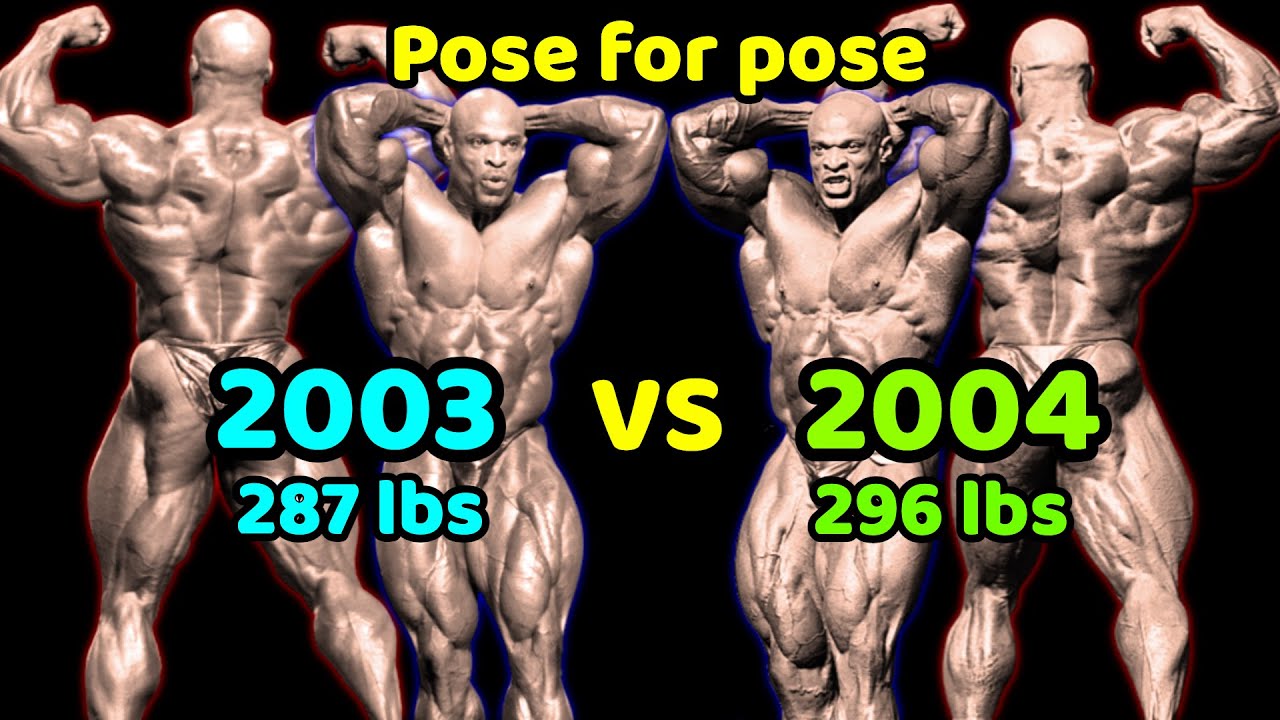 Ronnie Coleman 2003 vs 2004 - YouTube
