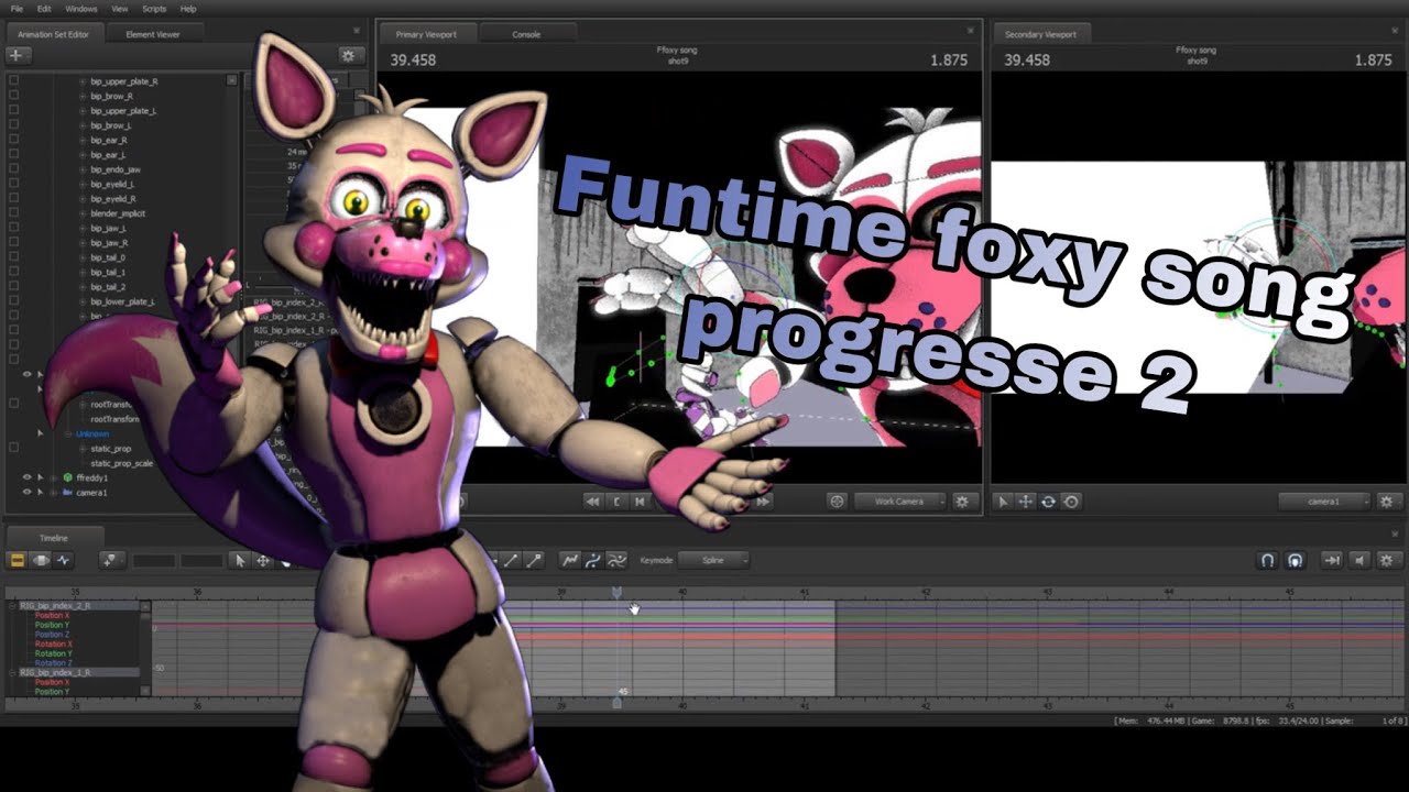 [SFM/FNaF] Funtime foxy song [Dead But Not Buried] progresse (2/3 ...