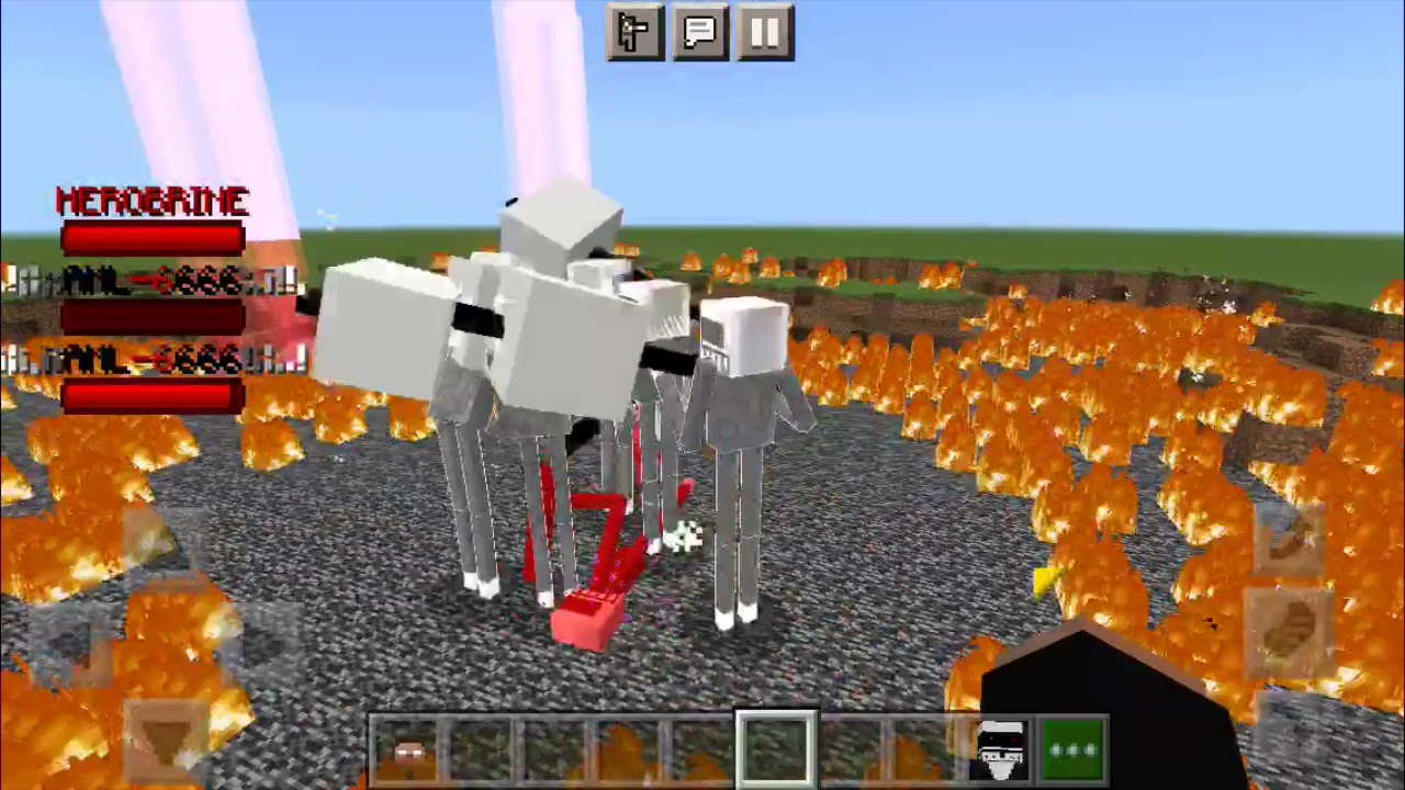 WORLD OF MINECRAFT VS AML-6666 AND MUTANT AML-6666 - YouTube