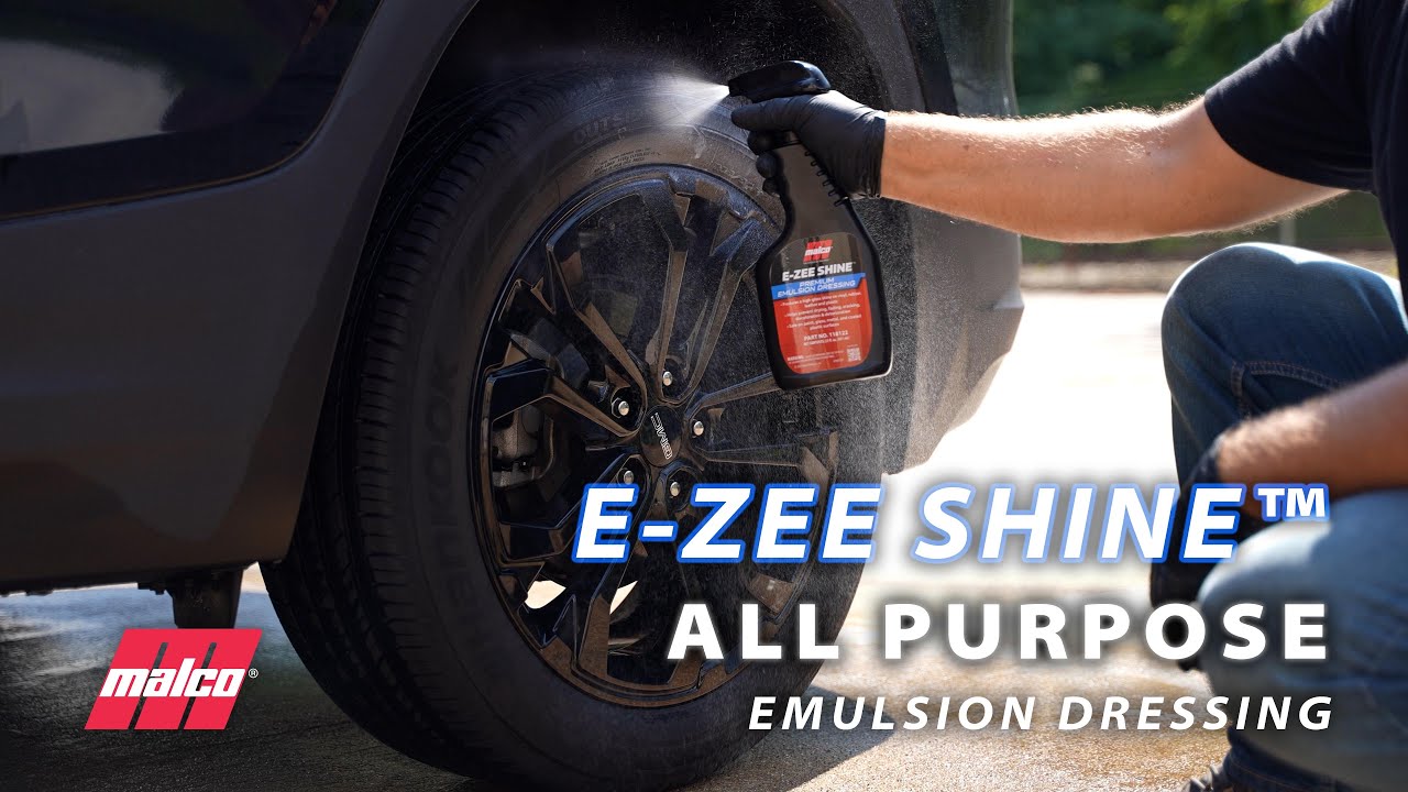 Add Shine to Your Tires with Malco® E-Zee Shine™ Premium Water-based ...
