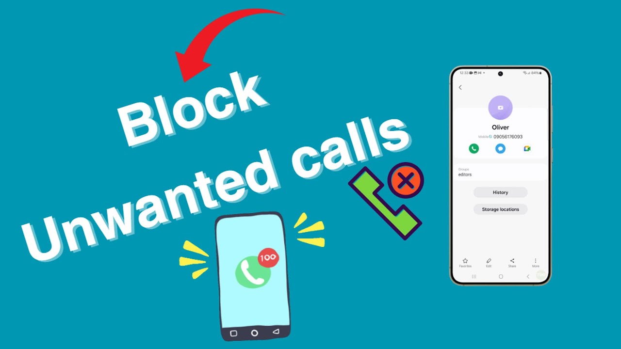 How to Block Unwanted Calls and Text Messages on Galaxy S24 - YouTube