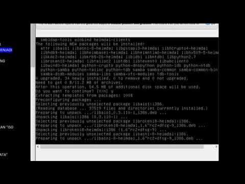 TUTORIAL SAMBA LINUX DEBIAN 8 UNTUK FILE SHARING PADA SATU JARINGAN KOMPUTER - YouTube