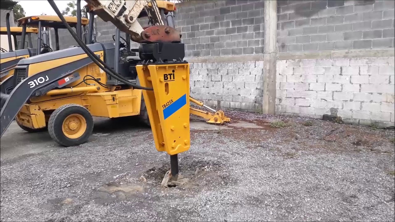 Martillo Hidráulico BTI TELEDYNE TB425X Serie: 8523 - YouTube