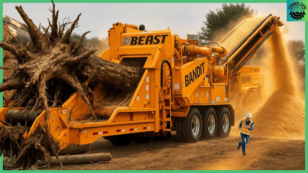 Top 30 Most Powerful Wood Chipper Machines | Extreme Fastest Tree ...