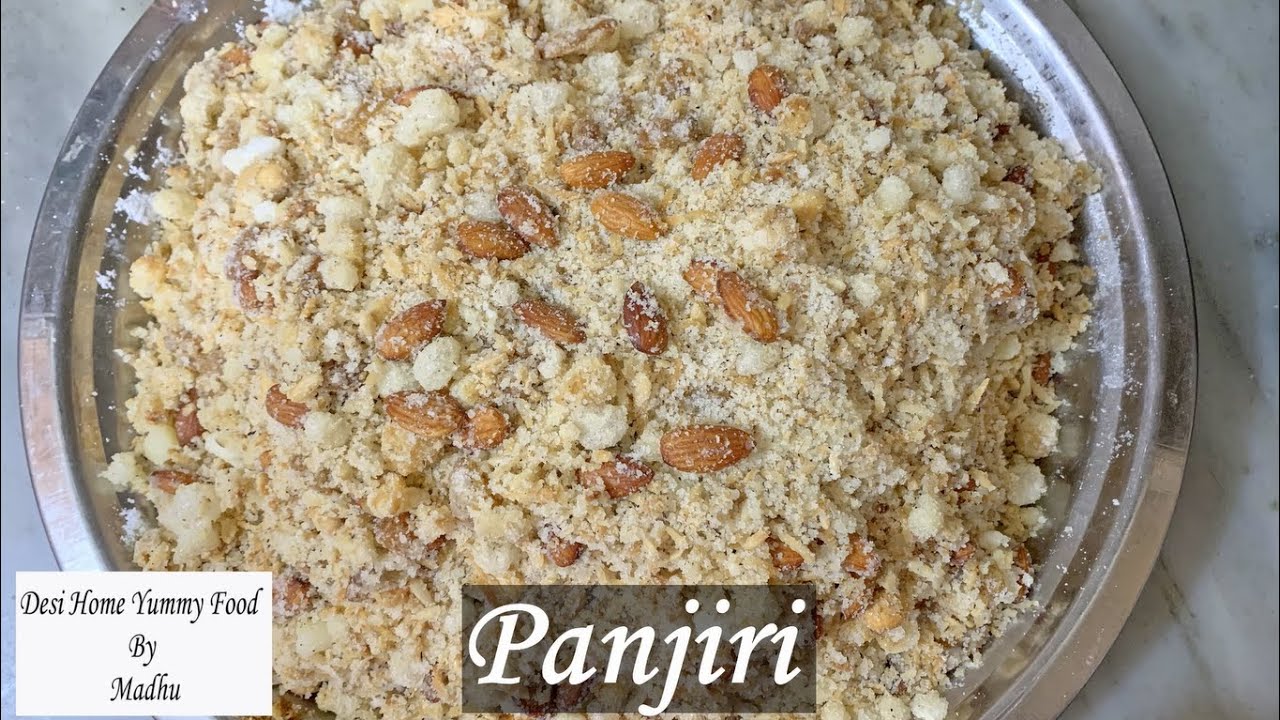 Panjiri | Punjab Style Panjiri Recipe | Indian Famous Panjiri ...