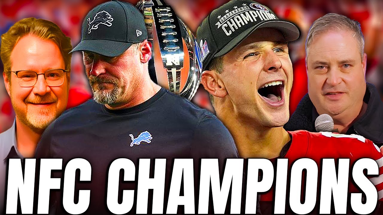 The 49ers ESCAPE Dan Campbell's Lions And Are Going To Super Bowl ...