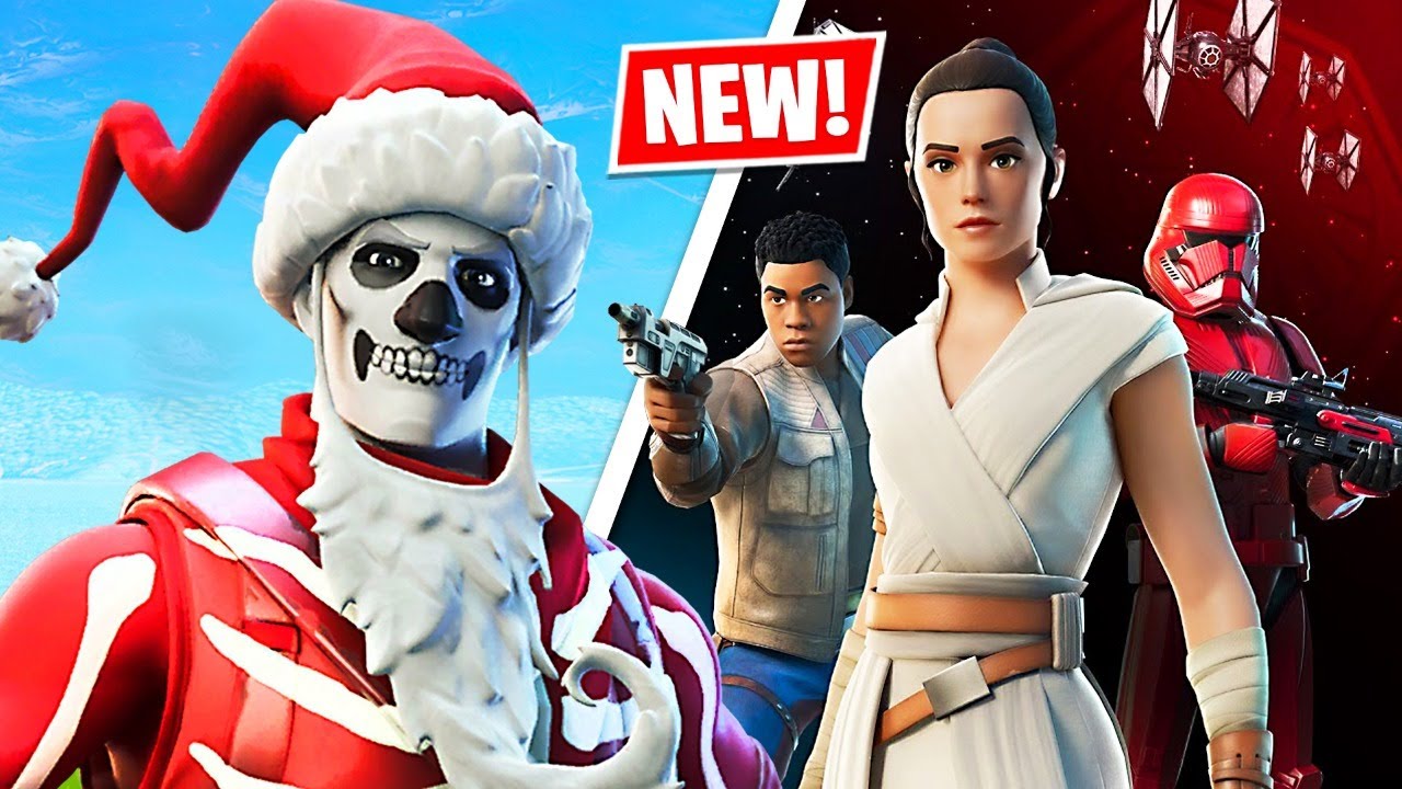 New YULE TROOPER Skin + STAR WARS Lightsaber Gameplay! (Fortnite Battle ...
