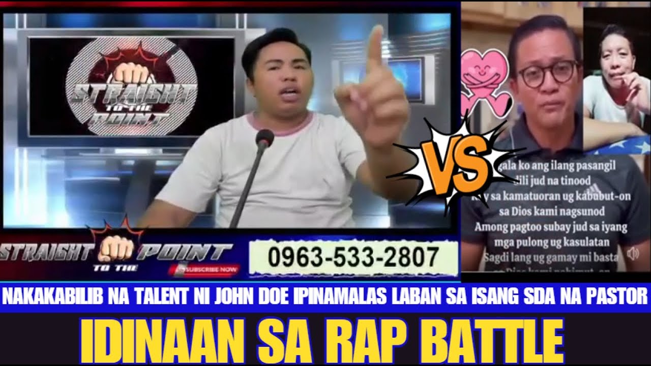 NAKAKGULAT! grabe ang galing ni John Doe pala mag fliptop nakaktuwang banat ni JD MUST WATCH ...