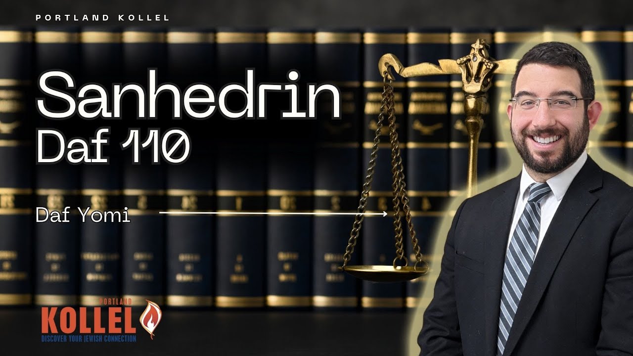 Daf Yomi Sanhedrin - Daf 110 with Rabbi Dovid Gleizer - YouTube