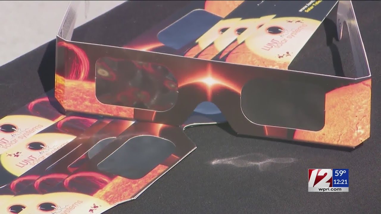 Special Glasses Needed To See the Solar Eclipse - YouTube