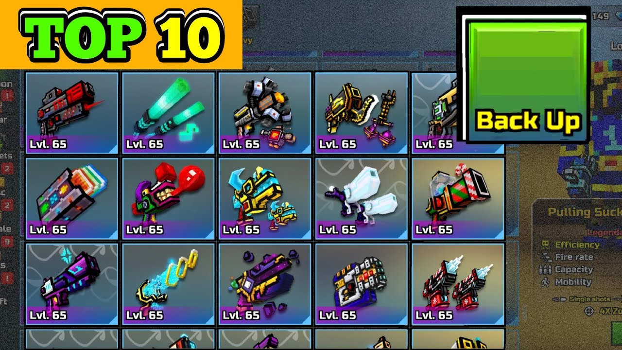 Huge Back Up Damages - Pixel Gun 3D - YouTube