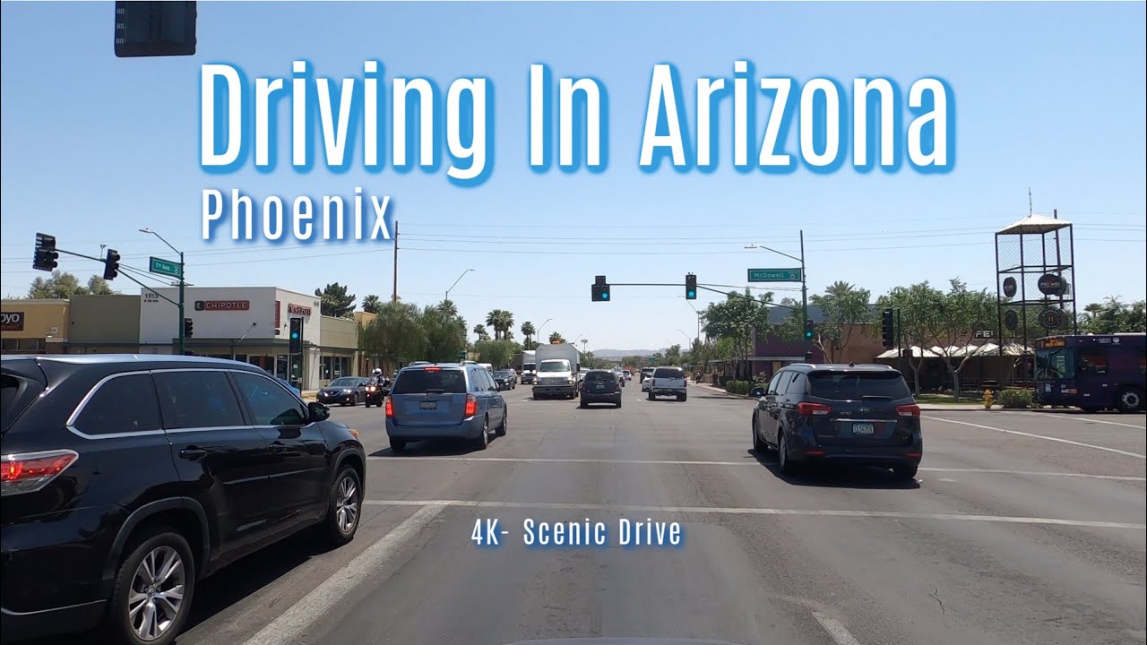 Driving in Phoenix 4K | Up Town - Midtown- Downtown Drive - YouTube