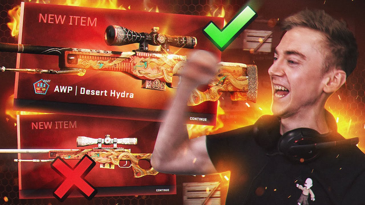 AWP Desert Hydra - Black Scope Attempts! (5%) - YouTube