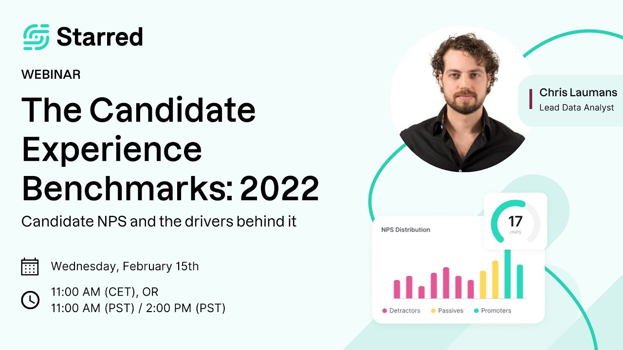 Starred's Webinar Teaser | The Candidate Experience Benchmarks: 2022 ...