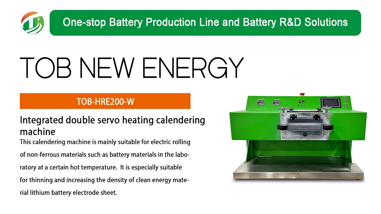 Double Servo Heating Calendering Machine for Dry Electrode Research ...