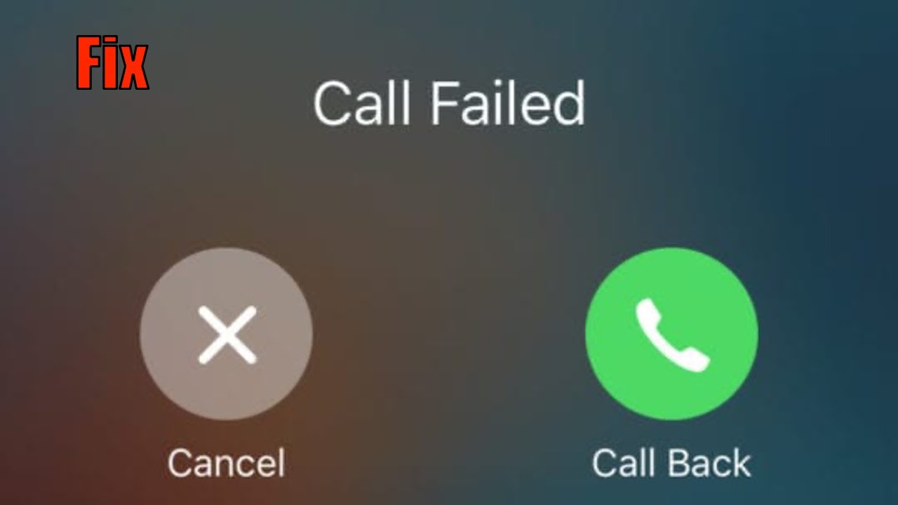 iPhone Failed To Call Fix - YouTube