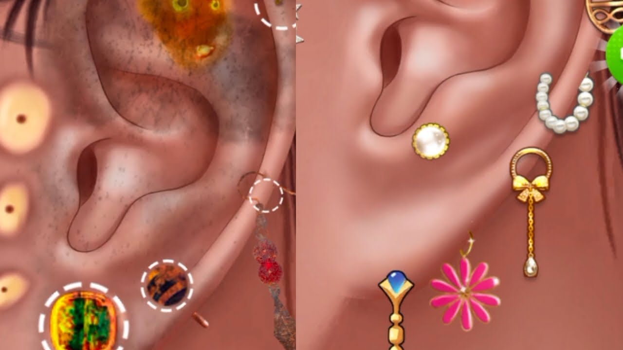 The ear treatment of ear is to make it before#cartoon #animation# ...