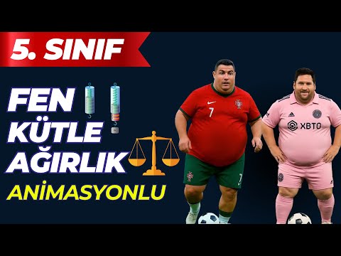 Fen Bilimleri 2. Ünite ⚖️ Kütle ve Ağırlık | Konu Anlatımı ve Sorular