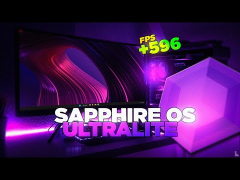 SapphireOS - O WINDOWS GAMER ULTRALITE QUE AUMENTA FPS E REDUZ INPUTLAG!